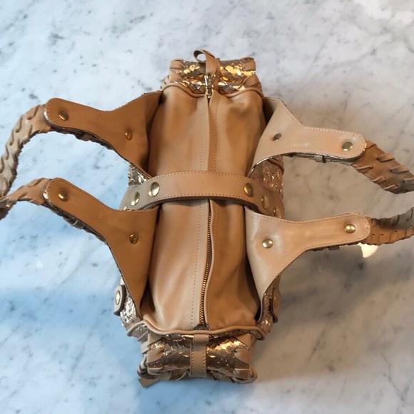 Chloe | Bags | Authentic Chloe Metallic Gold Python Silverado | Poshmark
